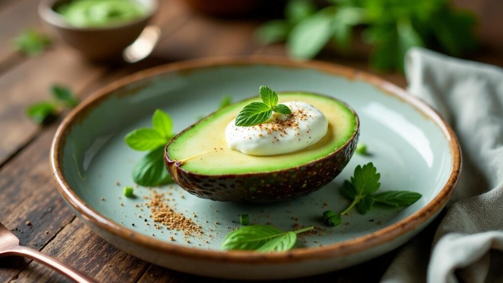 Avocado mit Grüner Soße gefüllt [CreaTable] – Rezept für Anfänger und ...