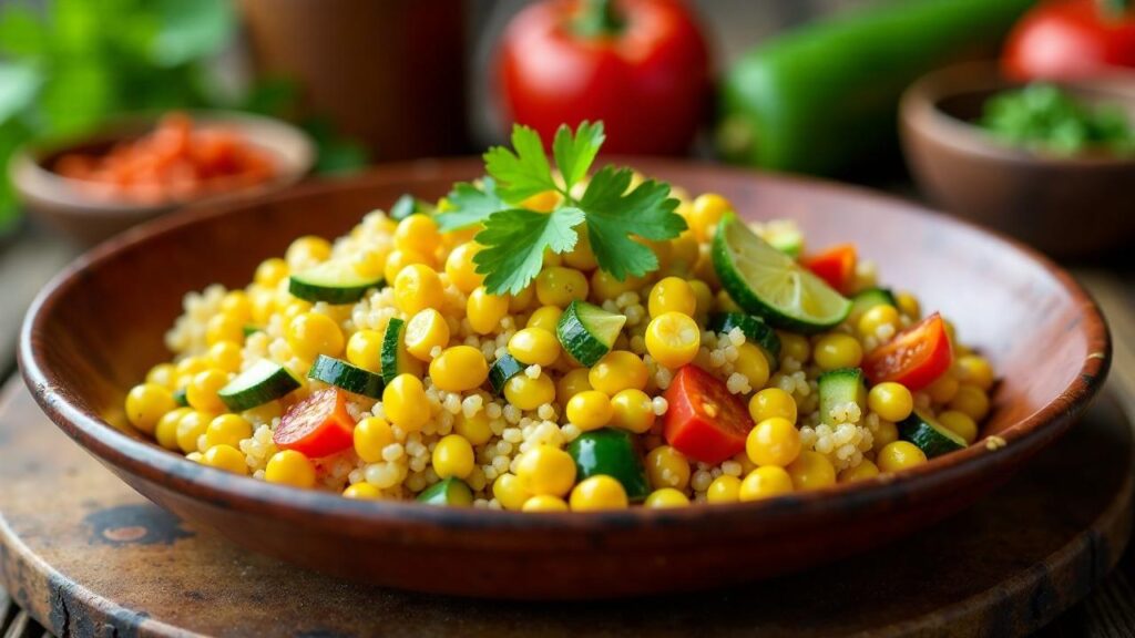 Aztekische Mais-Getreide-Pfanne [CreaTable] – Rezept für Anfänger und ...