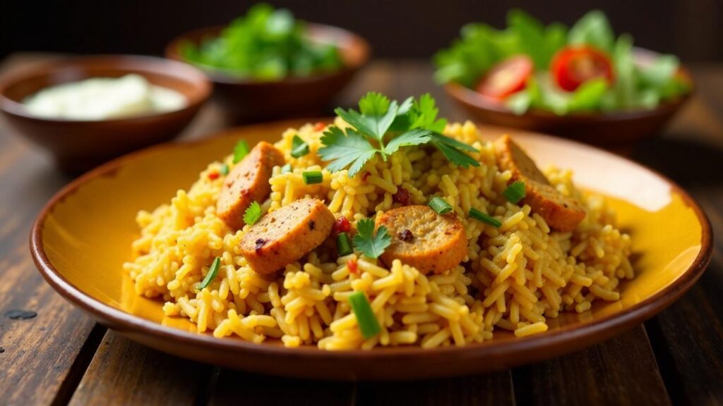 Biryani - Würziger Reis mit Fleisch und Gewürzen [CreaTable] – Rezept ...