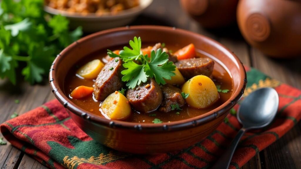Burundisches Ihene: Ziegenfleischeintopf [CreaTable] – Rezept für ...