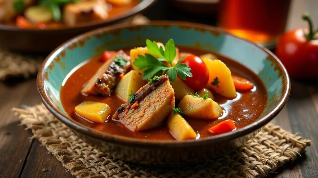 Calulu de Carne (Fleischeintopf mit Trockenfisch) [CreaTable] – Rezept ...