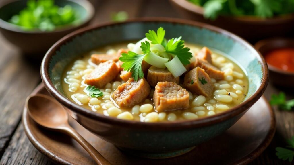 Chao Thit Bam (Reisbrei mit Schweinefleisch) [CreaTable] – Rezept für ...