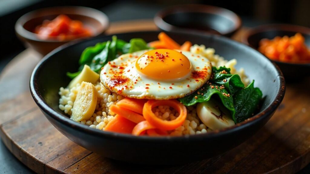Dolsot Bibimbap (Heiße Steinplatte Bibimbap) [CreaTable] – Rezept für ...