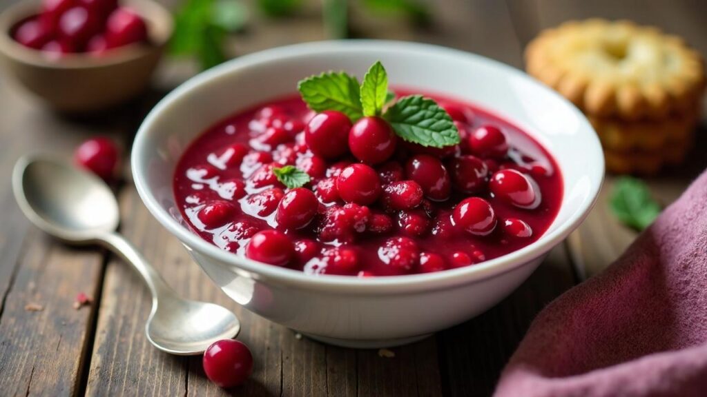 Dzērveņu ķīselis: Preiselbeerkissel [CreaTable] – Rezept für Anfänger ...