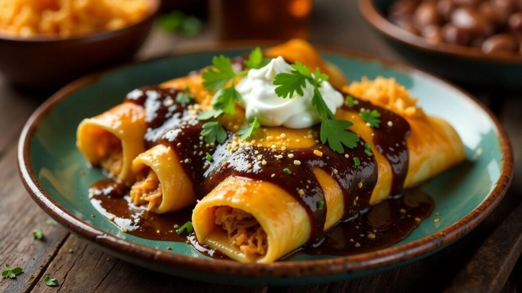Enchiladas de Mole Negro [CreaTable] – Rezept für Anfänger und Chefkoch ...