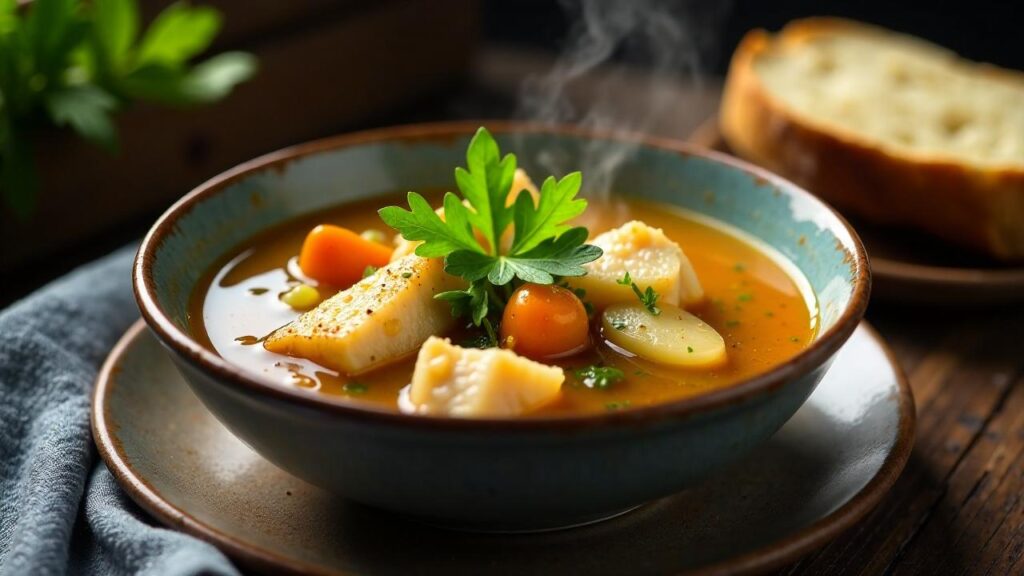 Fischsuppe mit Sauerampfer [CreaTable] – Rezept für Anfänger und ...