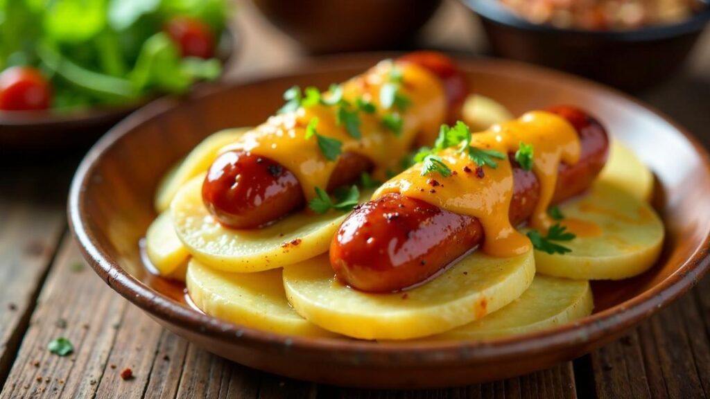 Frankfurter Würstchen im Kartoﬄebett [CreaTable] – Rezept für Anfänger ...