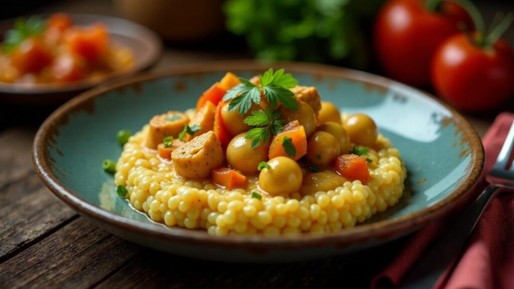 Funge com Moamba (Maisbrei mit Eintopf) [CreaTable] – Rezept für ...