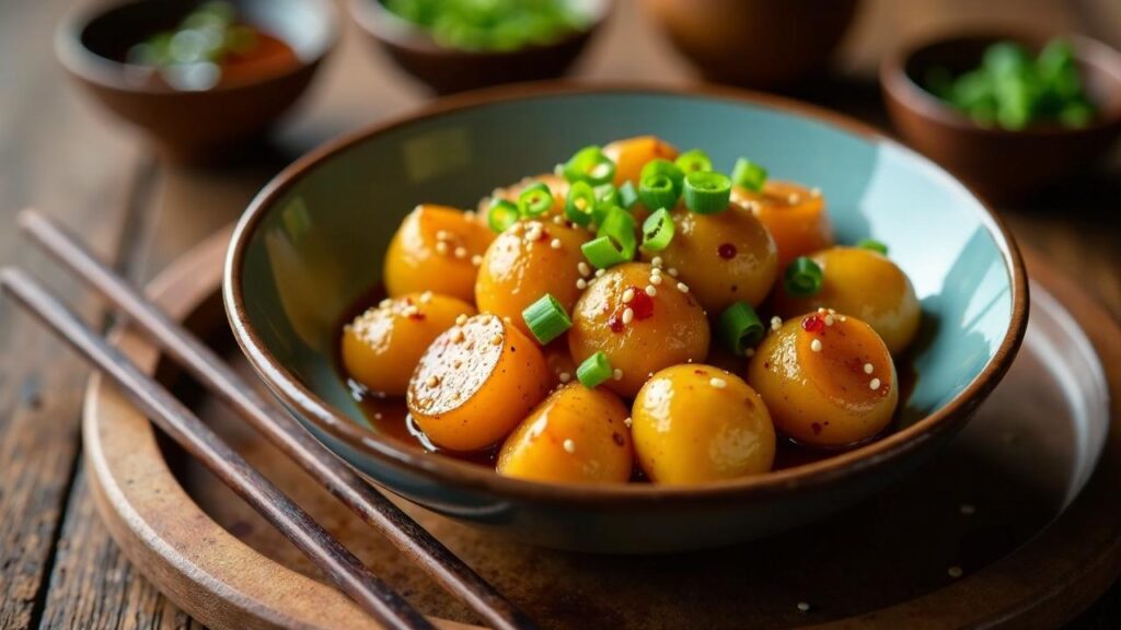 Gamja Jjorim - Geschmorter Kartoffelsalat [CreaTable] – Rezept für ...