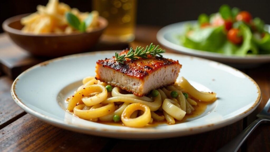 Gebratener Lauch mit Schweinebauch [CreaTable] – Rezept für Anfänger ...