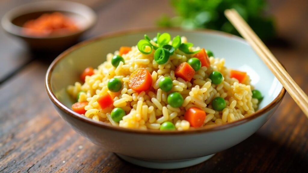 Gebratener Reis mit Eiern und Gemüse [CreaTable] – Rezept für Anfänger ...