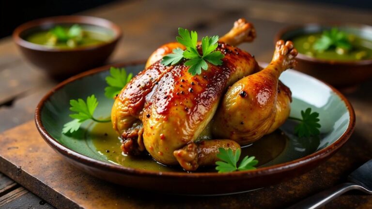Gebratenes Huhn mit Tkemali [CreaTable] – Rezept für Anfänger und ...