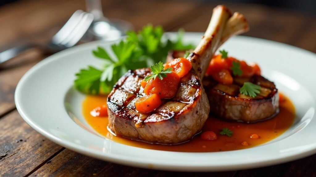 Gegrilltes Lamm mit Paprika-Chili-Soße [CreaTable] – Rezept für ...