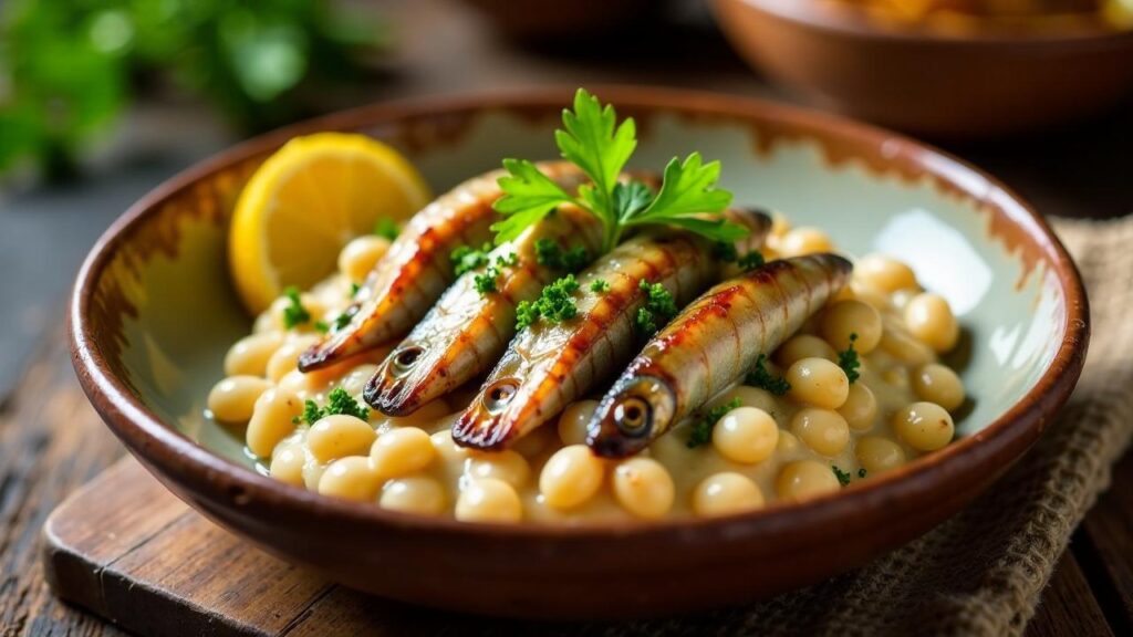 Geräucherte Sardellen und Bohnen [CreaTable] – Rezept für Anfänger und ...