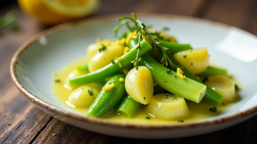 Geschmorter Lauch mit Zitrone [CreaTable] – Rezept für Anfänger und ...