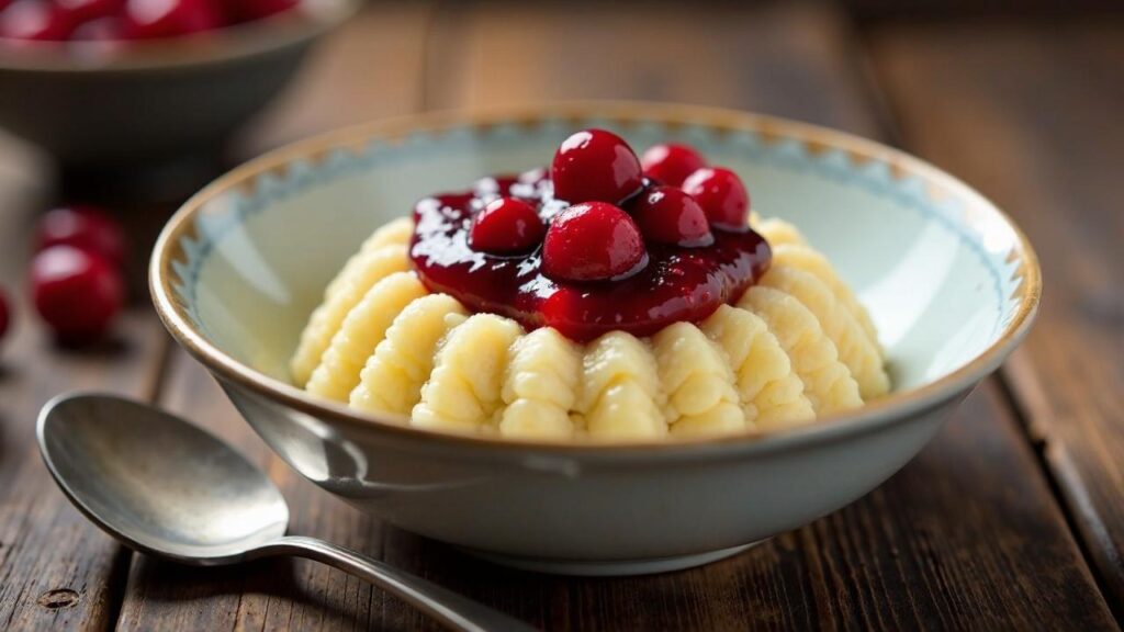 Grießbrei mit Preiselbeeren [CreaTable] – Rezept für Anfänger und ...