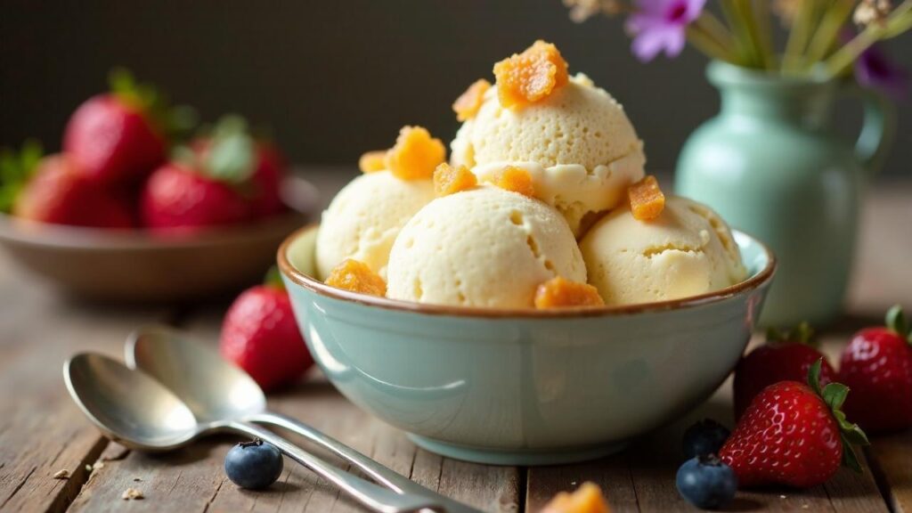 Hokey Pokey Ice Cream - Vanilleeis mit Honigwaben-Stückchen [CreaTable ...