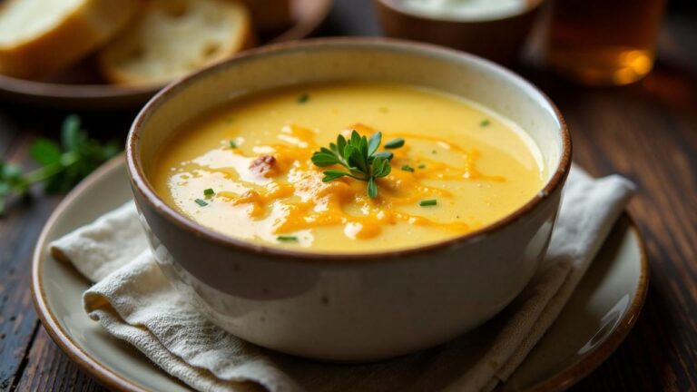 Irish Cheddar and Ale Soup [CreaTable] – Rezept für Anfänger und ...