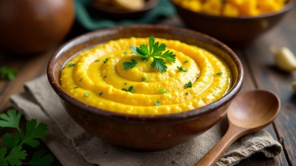 Kharang: Maisgericht aus gemahlenem Mais [CreaTable] – Rezept für ...