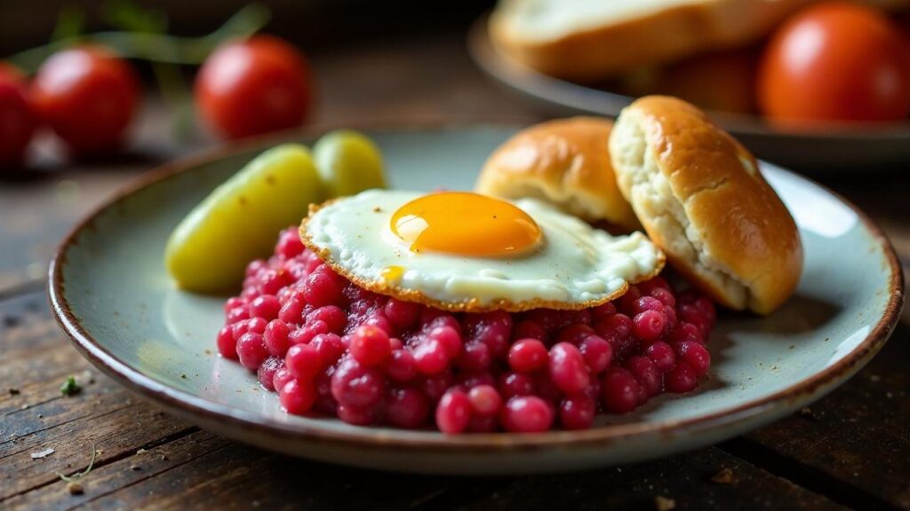 Labskaus mit Spiegelei und Rollmops [CreaTable] – Rezept für Anfänger ...