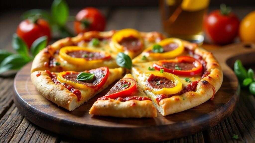 Leberkäs-Pizza mit Paprika [CreaTable] – Rezept für Anfänger und ...