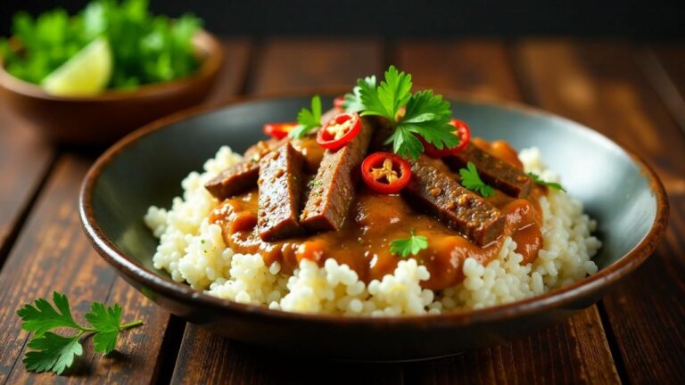 Lolo Pulu: Rinderstreifen mit Kokossauce [CreaTable] – Rezept für ...