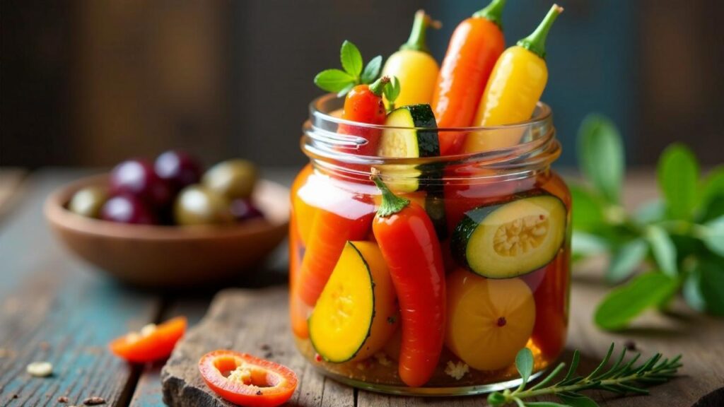 Mediterranean Pickled Vegetables [CreaTable] – Rezept für Anfänger und ...