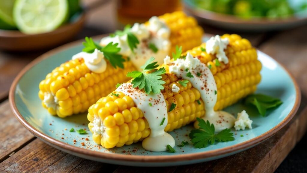 Mexikanische Elotes (gegrillter Mais) [CreaTable] – Rezept für Anfänger ...