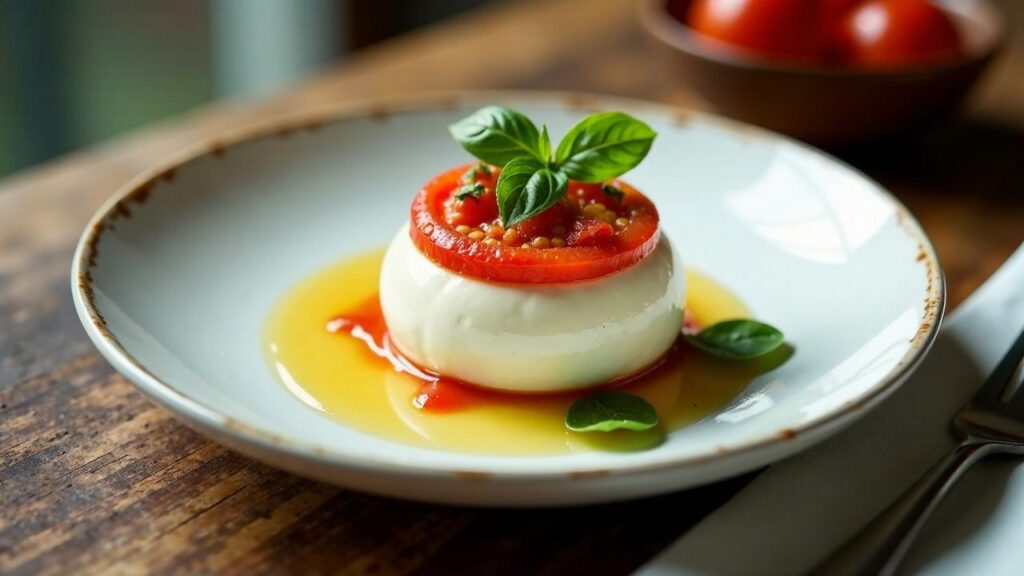 Mozzarella-Sphäre mit Tomatenmousse [CreaTable] – Rezept für Anfänger ...