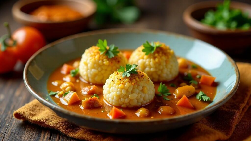Nigerian Tuwo Shinkafa – Reisbällchen [CreaTable] – Rezept für Anfänger ...