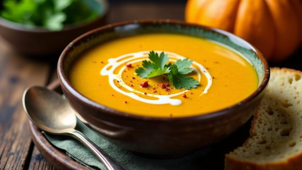 Nkar: Kürbis-Ingwer-Suppe [CreaTable] – Rezept für Anfänger und ...