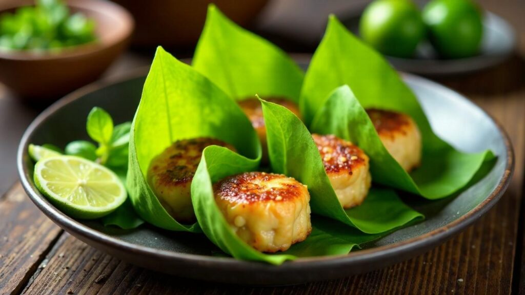 Otak-Otak (grilled fish cake wrapped in banana leaves) [CreaTable ...