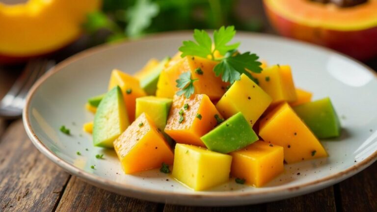 Papaya and Mango Salad [CreaTable] – Rezept für Anfänger und Chefkoch ...