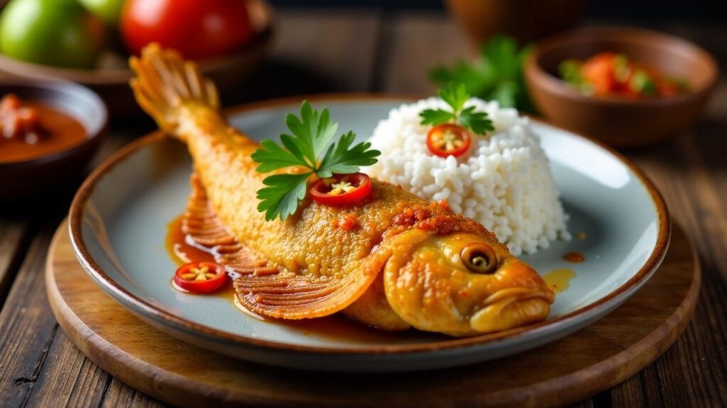 Pecel Lele – Fried catfish with sambal [CreaTable] – Rezept für ...