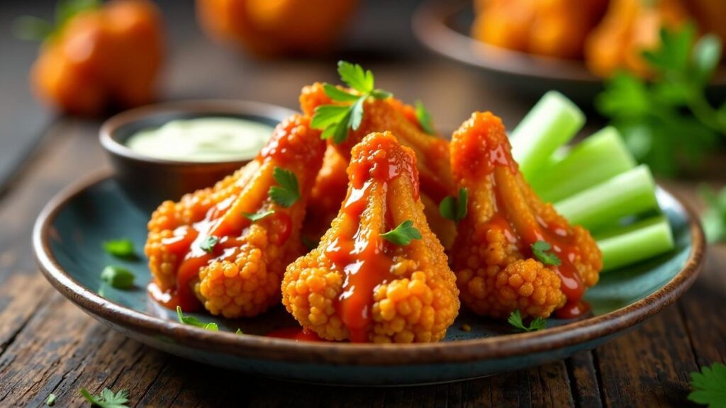 Pikanter Blumenkohl-Buffalo-Wings [CreaTable] – Rezept für Anfänger und ...