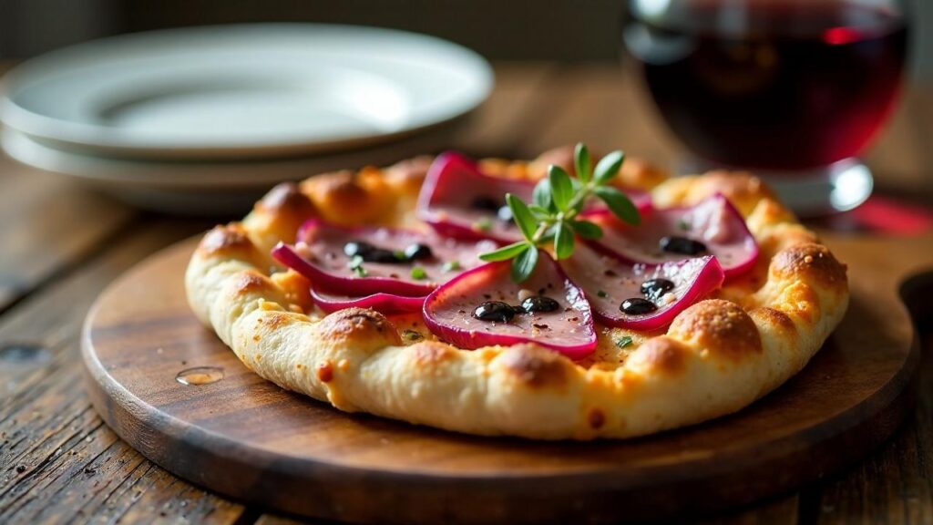Pizza mit Entenbrust und Rotkraut [CreaTable] – Rezept für Anfänger und ...