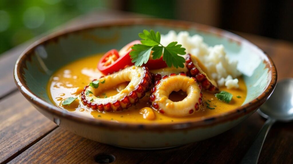 Pweza wa Nazi - Oktopus in Kokosnusssoße [CreaTable] – Rezept für ...
