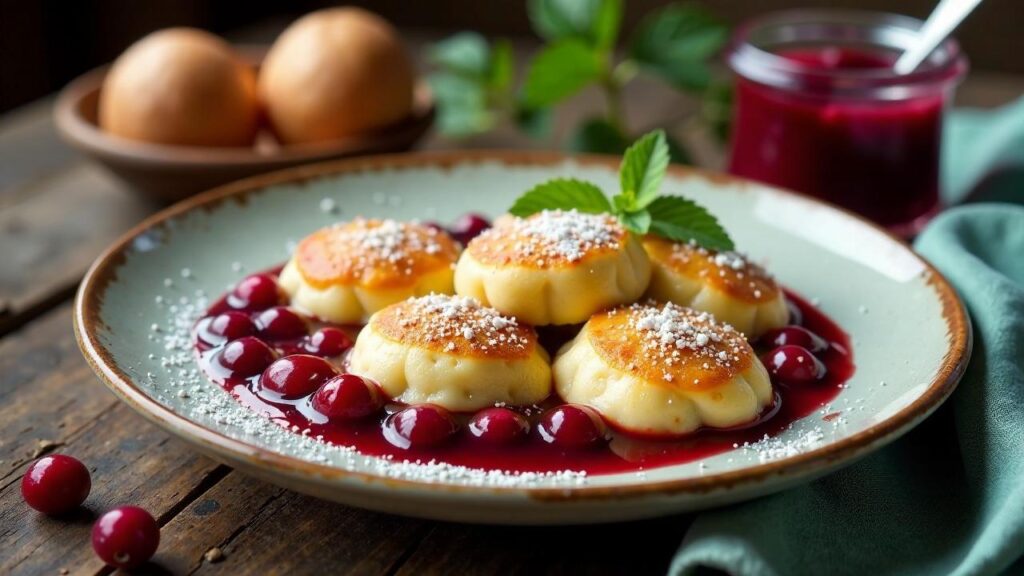 Quarkkeulchen mit Cranberrysauce [CreaTable] – Rezept für Anfänger und ...