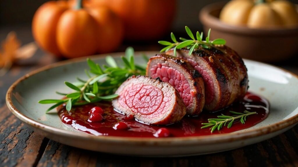 Rehrücken mit Preiselbeersauce [CreaTable] – Rezept für Anfänger und ...