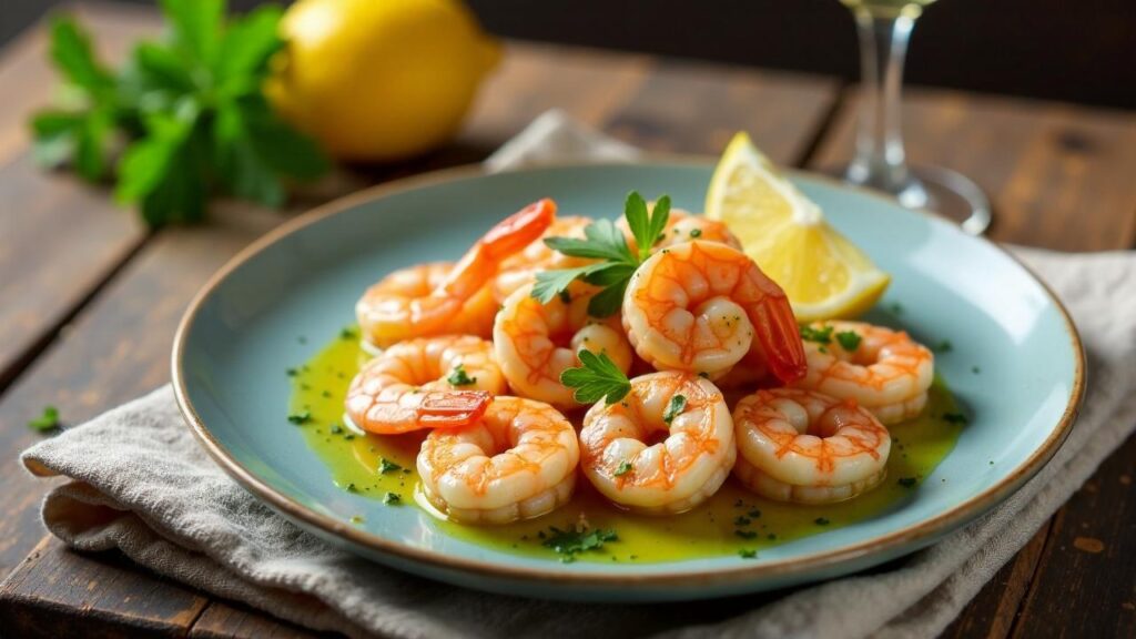 Renaissance-Garnelen mit Knoblauch [CreaTable] – Rezept für Anfänger ...