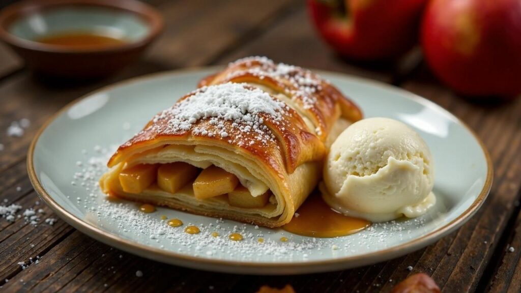 Rostocker Apfel-Marzipan-Strudel [CreaTable] – Rezept für Anfänger und ...