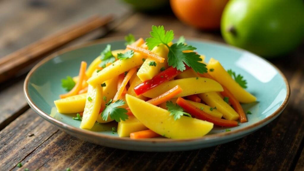 Salade de Mangue Verte (Grüner Mango-Salat) [CreaTable] – Rezept für ...
