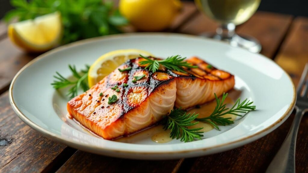 Salmone alla Griglia (Gegrillter Lachs) [CreaTable] – Rezept für ...