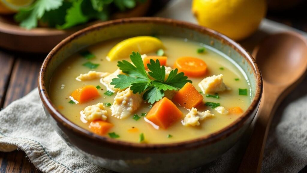 Samoanische Zitronen-Hühnersuppe - Lemon Chicken [CreaTable] – Rezept ...