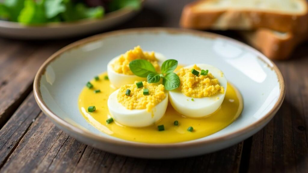 Senfeier mit Meerrettich-Senfsauce [CreaTable] – Rezept für Anfänger ...