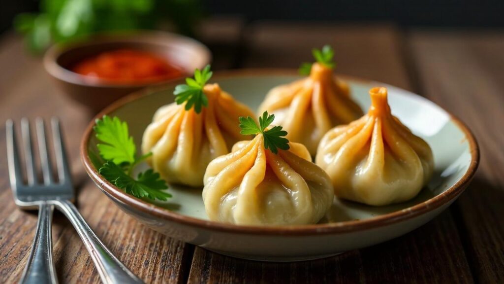 Spicy Buff Momos mit Chili-Dip [CreaTable] – Rezept für Anfänger und ...