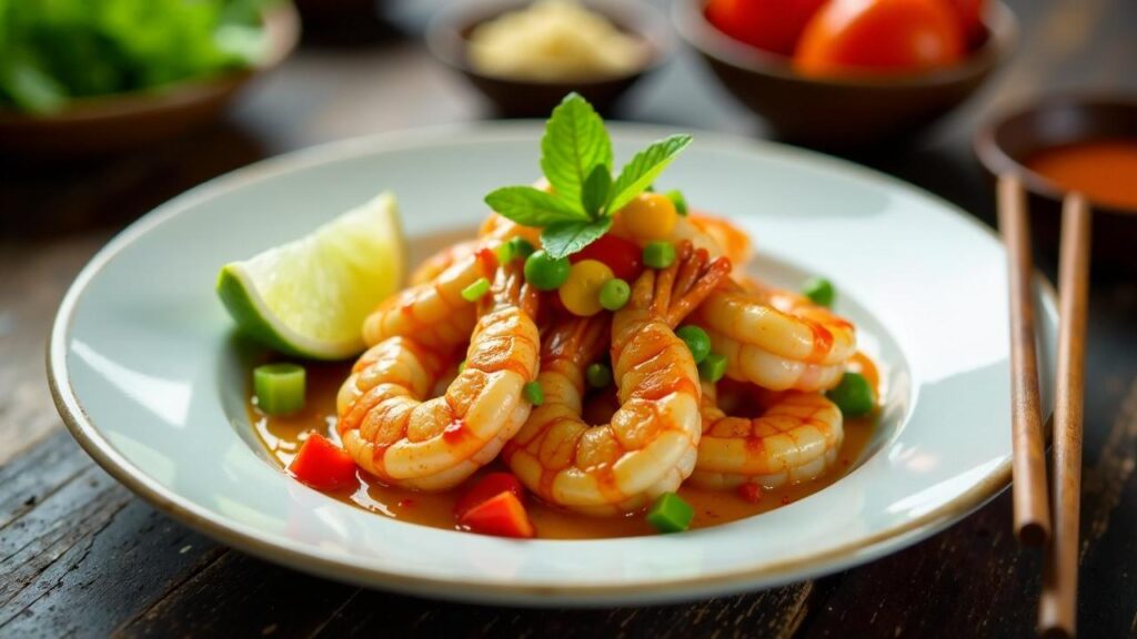 Spicy Tamarind Shrimp – Tamarinden-Garnelen [CreaTable] – Rezept für ...
