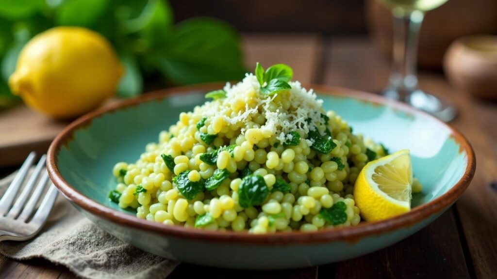 Spinat-Risotto mit Zitrone [CreaTable] – Rezept für Anfänger und ...