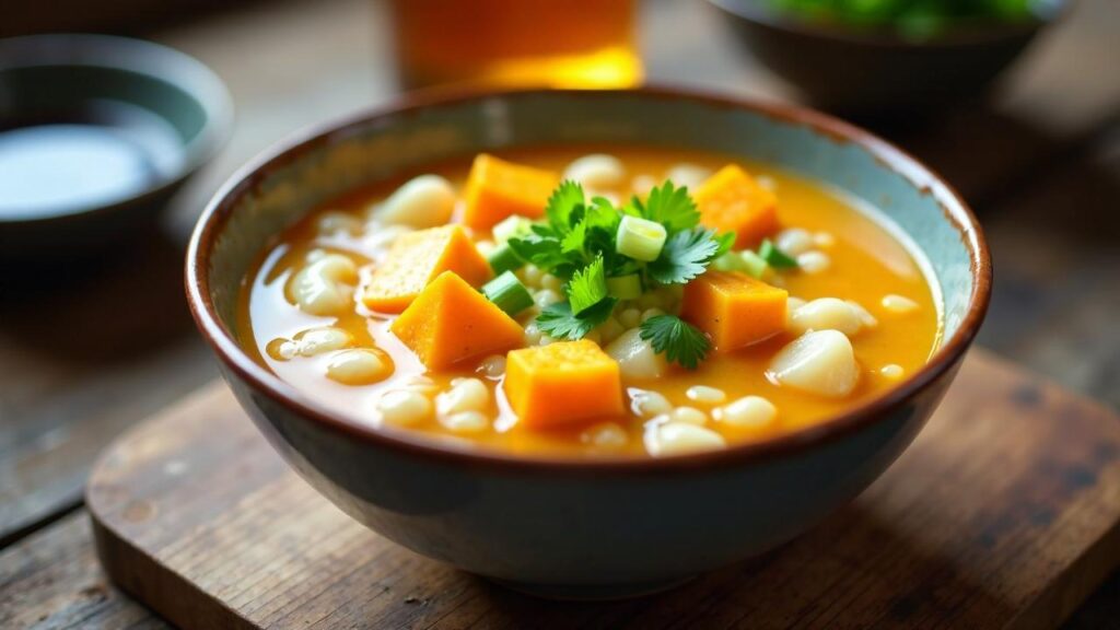 Sweet Potato Congee - Süßkartoffel-Reissuppe [CreaTable] – Rezept für ...
