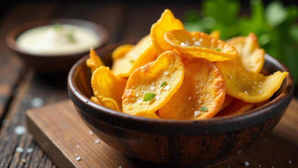 Kasechips Mit Scheibenkase